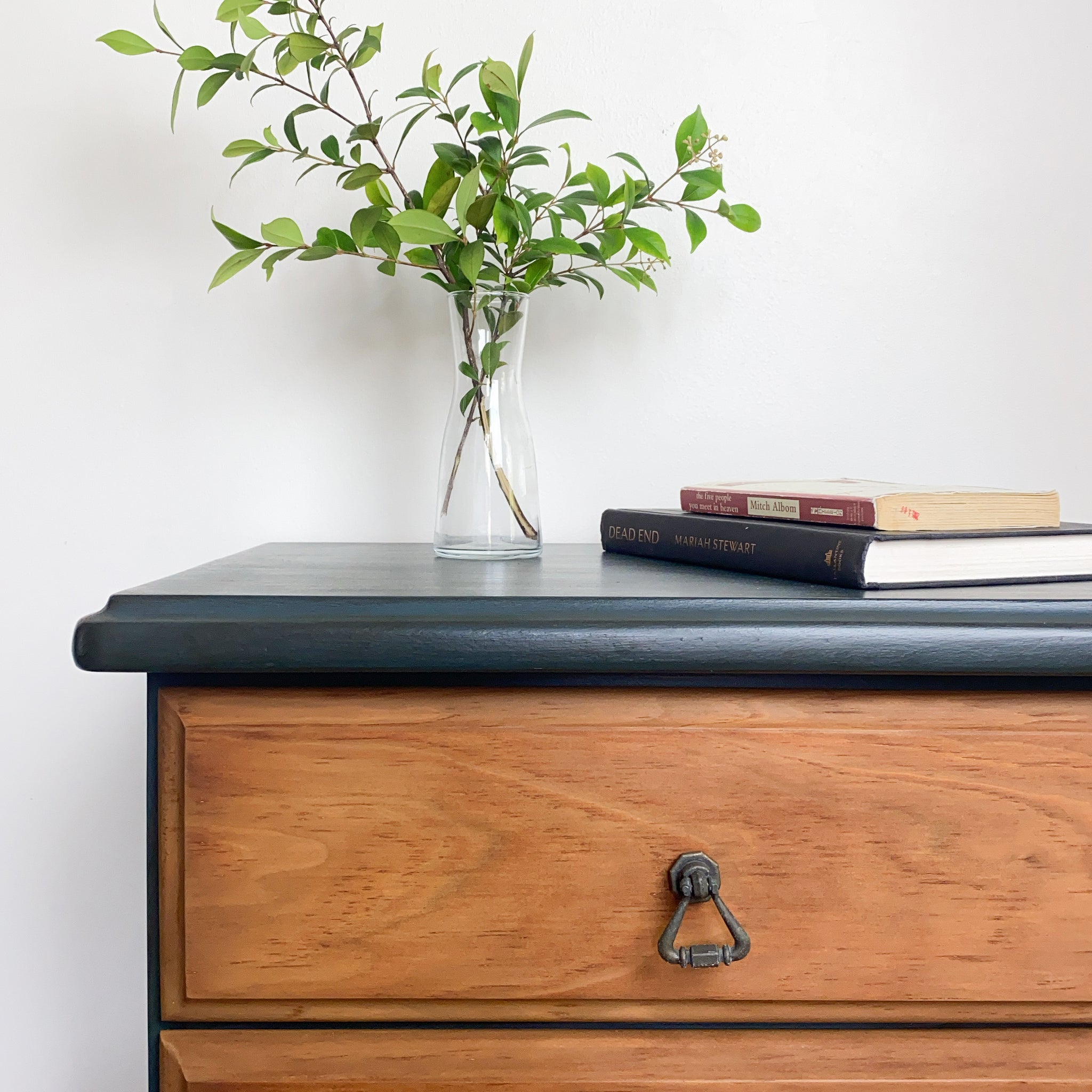 Navy bedside table – J&Furniture